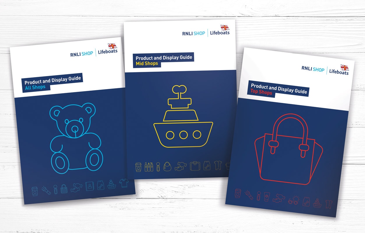 RNLI Product and Display Guides for 2020 - Creativebyte